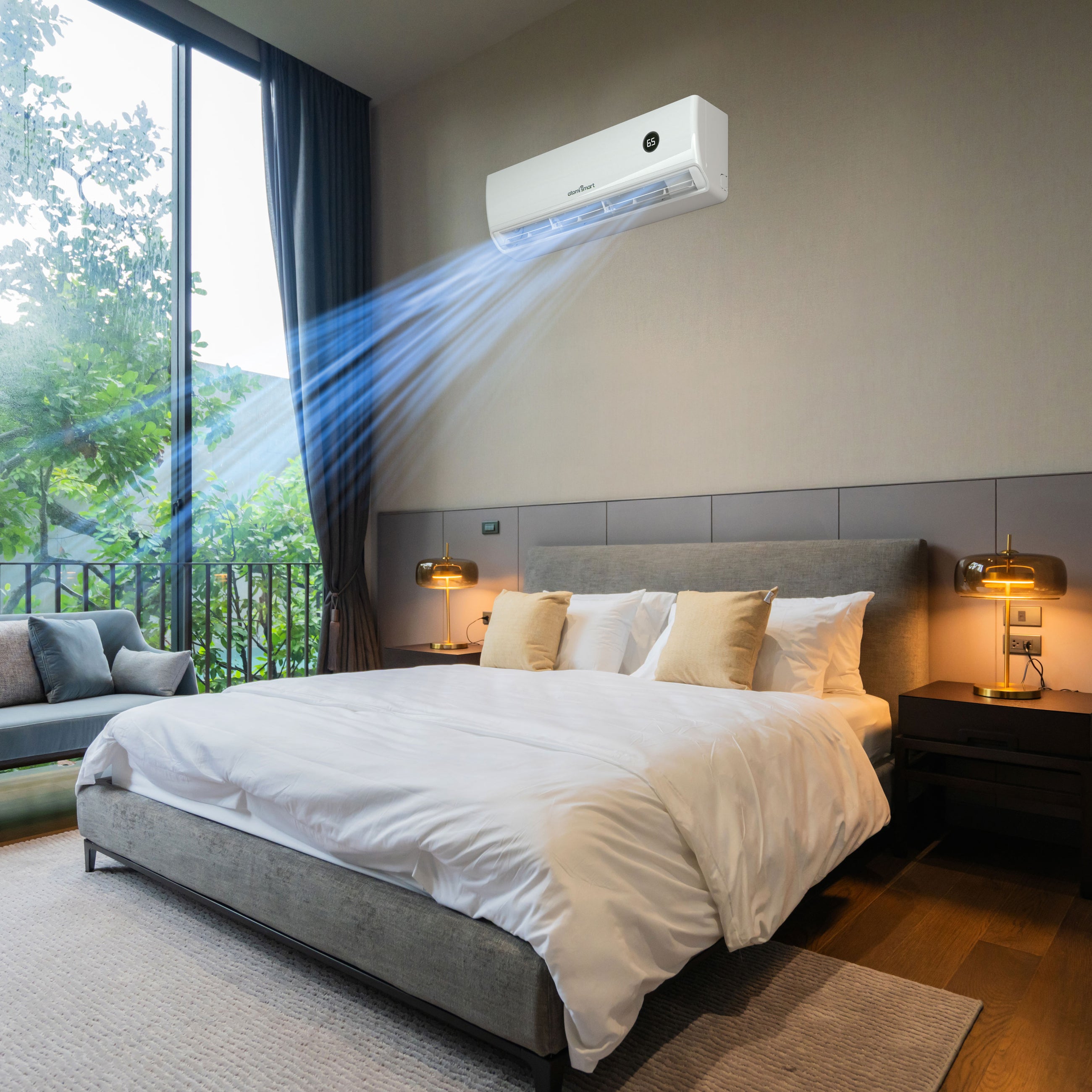 Tempestas Ductless Mini Split AC | 12K BTU Mini Split System – Atomi Smart